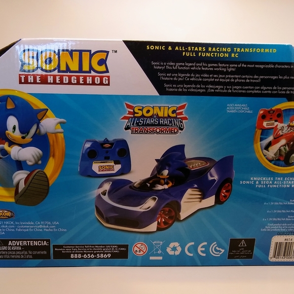 Toys | Sonic The Hedgehog Remote Control Race Car | Poshmark
